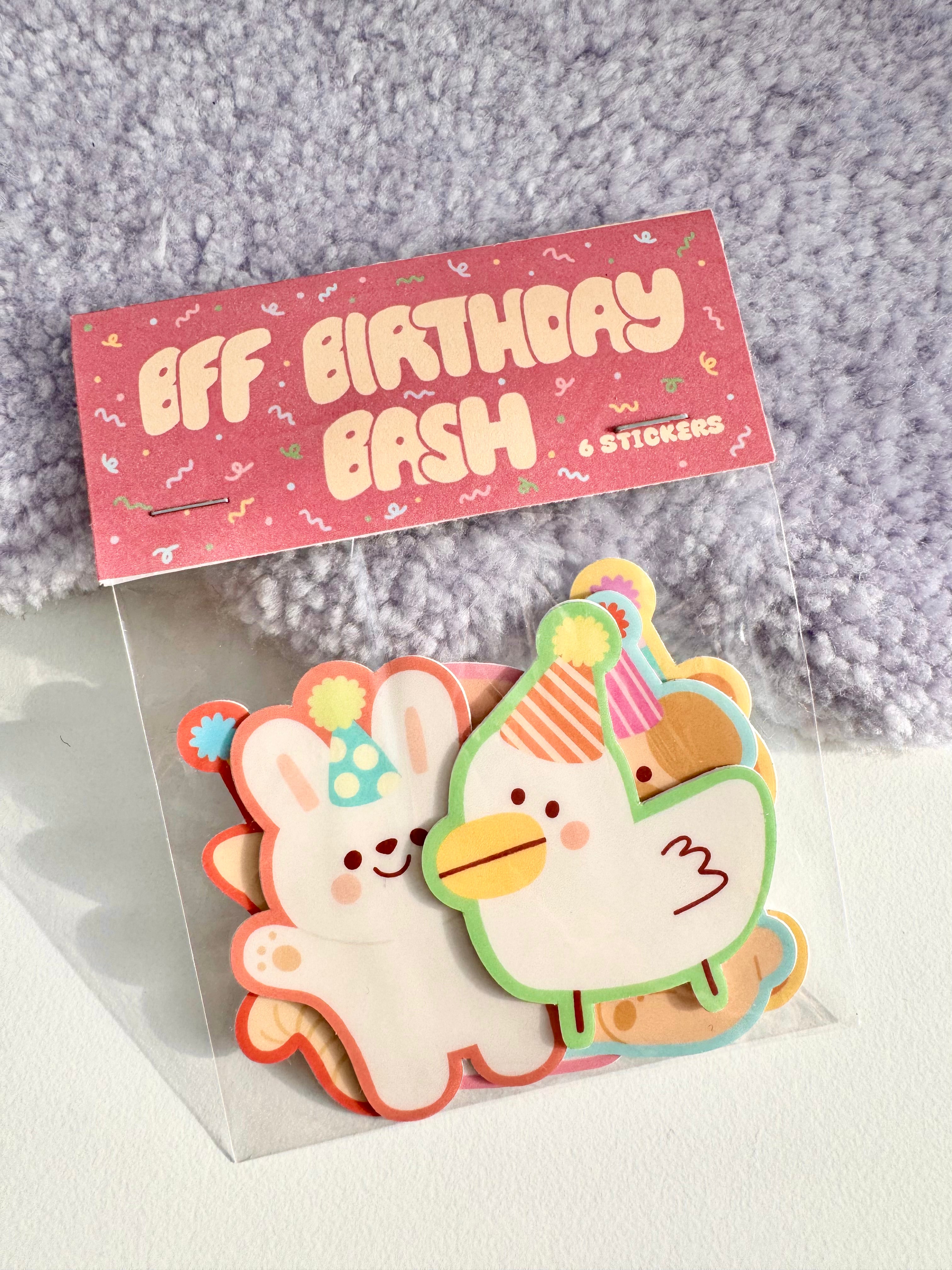 BFF Birthday Bash (Sticker Pack) – Wintermelon shop
